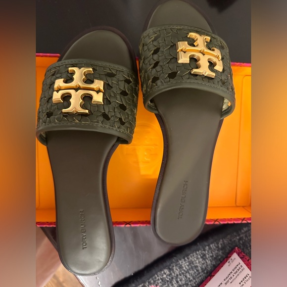 Tory Burch | Shoes | Tory Burch Everly Slide Paris Napa | Poshmark
